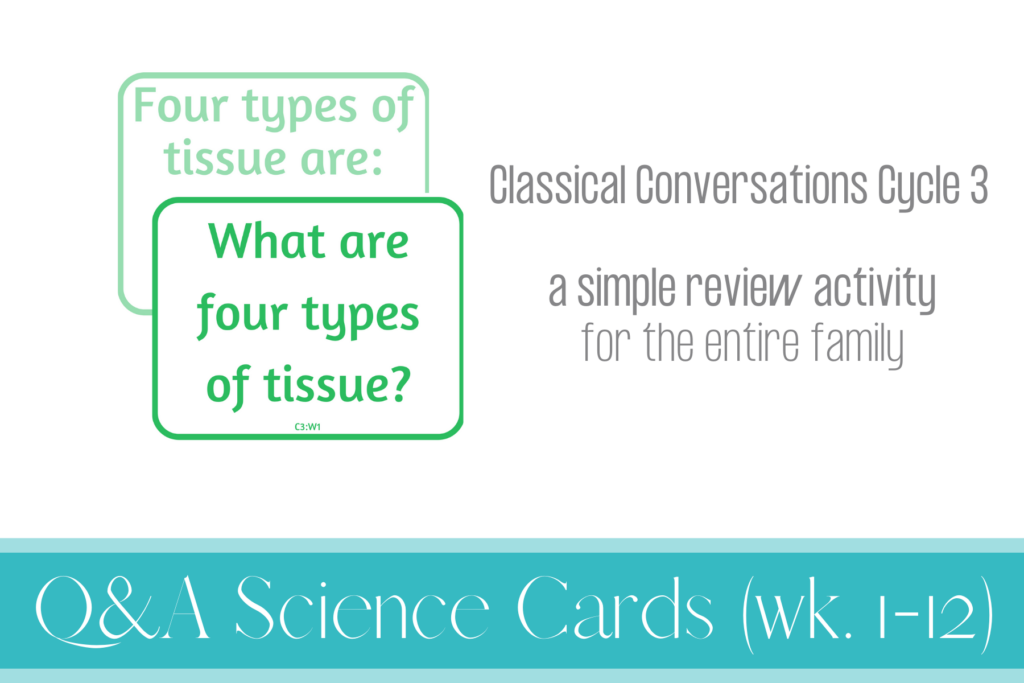 CC Cycle 3 Science Q&A Cards (weeks 1-12) – shop.simplehomeblessings.com