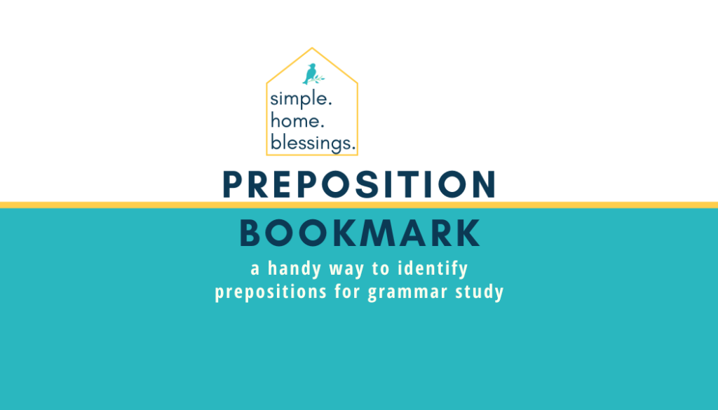 Preposition Bookmark – shop.simplehomeblessings.com